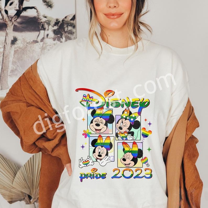 Disney Minnie Lgbt Pride PNG, Mickey And Friends Lgbt Pride, Mickey ...