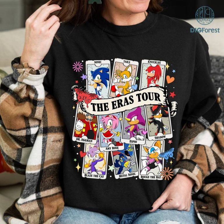 Sonic the Hedgehog The Eras Tour Tarot Card Png | Amy Rose Sonic ...